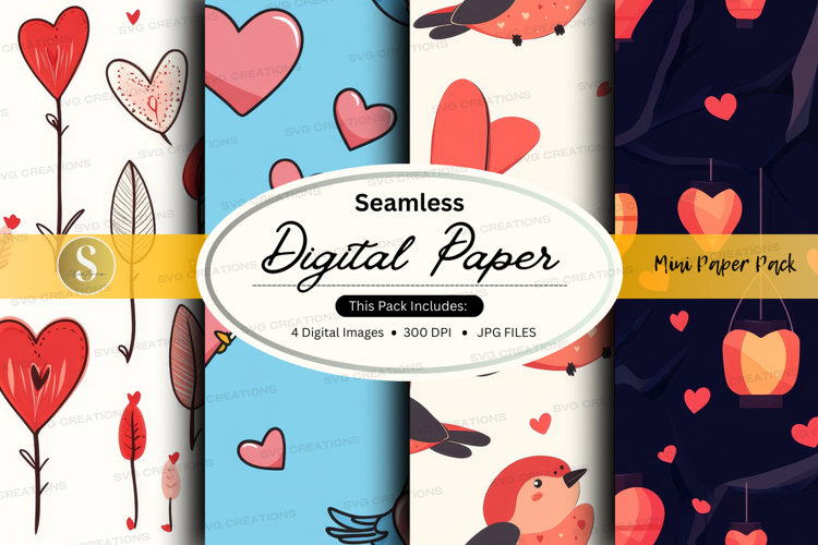 Seamless digital paper - miss paper pack digital (6529096)
