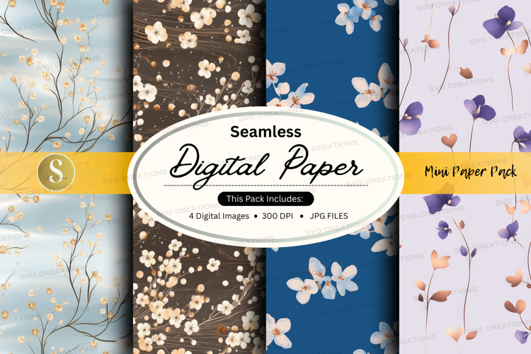 Seamless digital paper - mini paper pack (6512389)