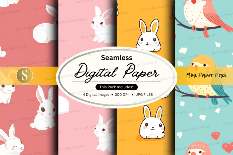 Seamless digital paper - mush paper pack digital (6515902)