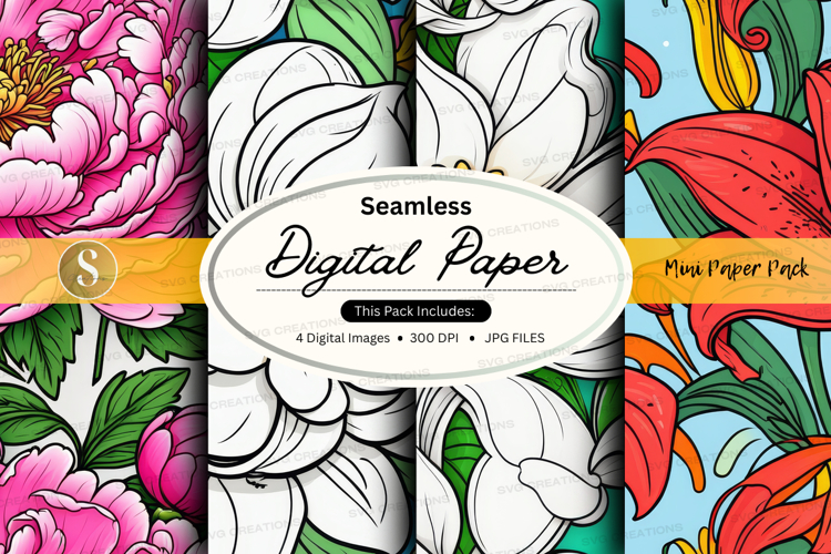 Seamless digital paper pack (6516098)