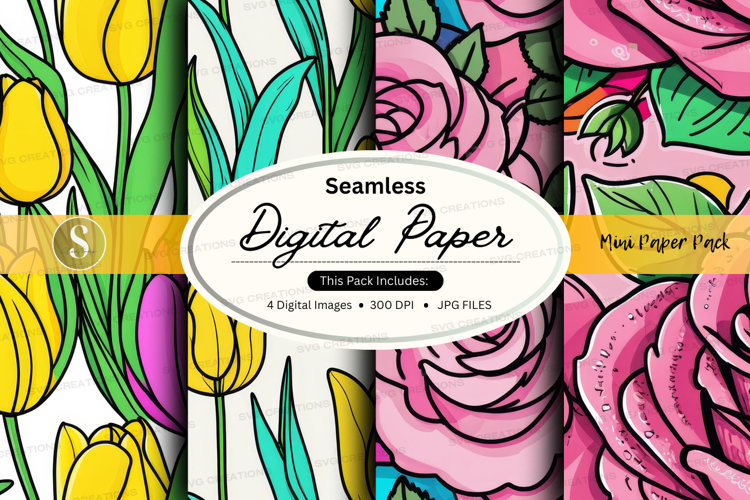 Seamless digital paper - mini paper pack (6516105)