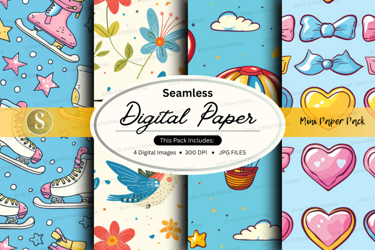 Seamless digital paper - mini paper pack (6516211)