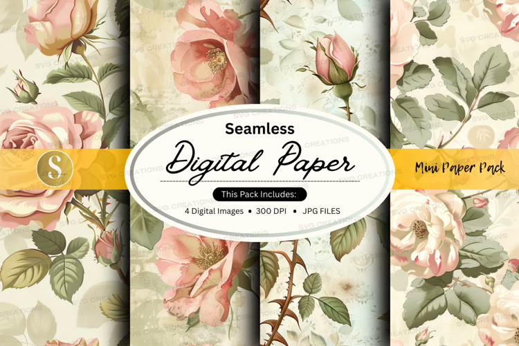 Seamless digital paper - mini paper pack (6520419)
