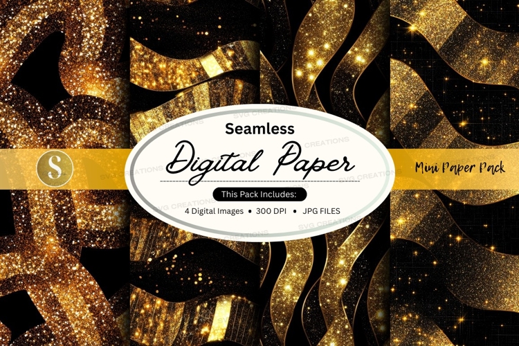 Seamless golden pattern (6508630)