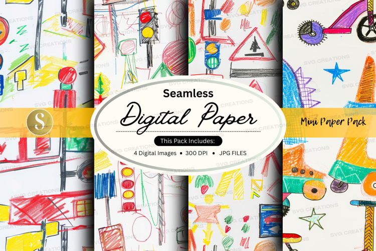 Seamless digital paper - mini paper pack digital (6524855)