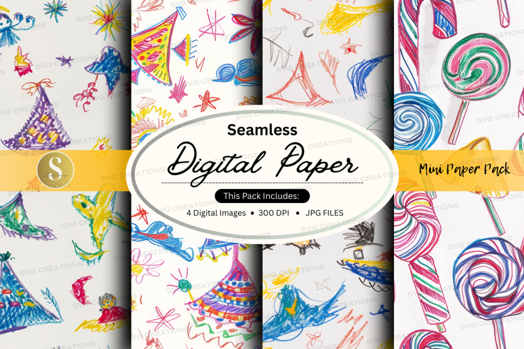 Seamless digital paper - mini paper pack (6524911)