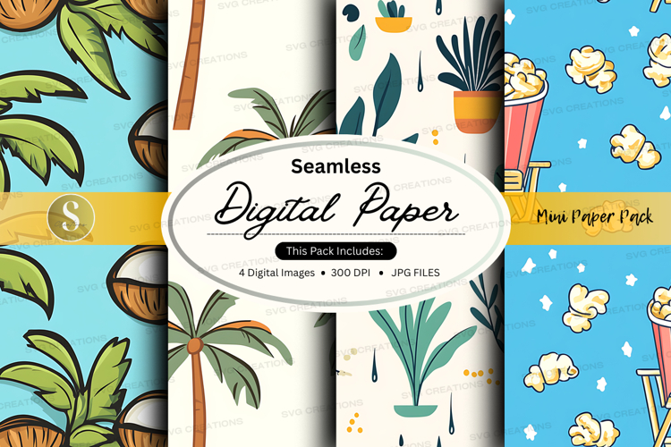 Seamless digital paper - mini piper pack (6524977)
