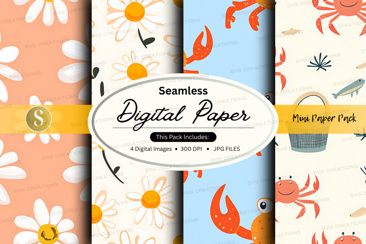 Seamless digital paper - mini paper pack (6525016)