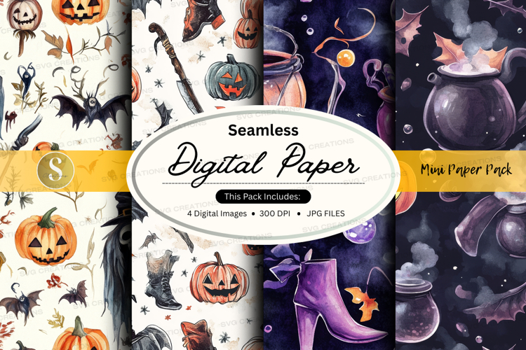 Halloween themed digital paper pack (6532977)