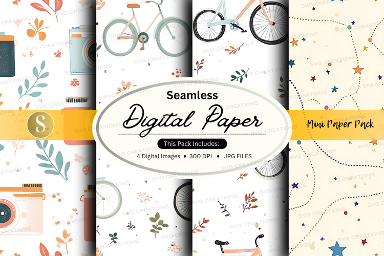 Seamless digital paper - minimal paper pack (6527965)