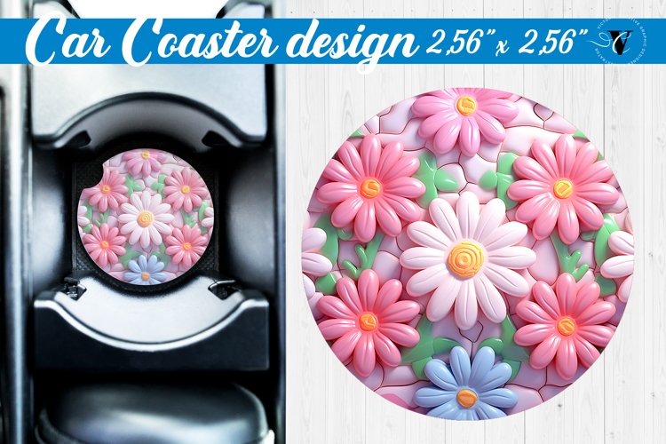 3D Car Coaster | Puff | Car coaster (3540377)