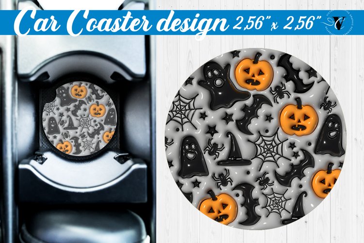 3D Car Coaster | Puff | Car coaster (3540409)