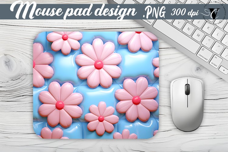 Mouse Pad | 3D puff (3428235)