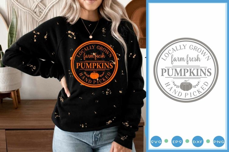 Pumpkin Farm Design Autumn Sign design