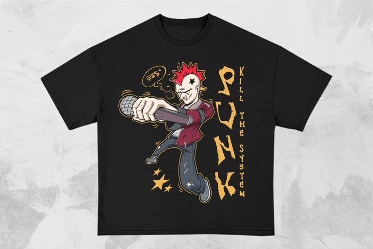 PUNK Street Punk T shirt Design