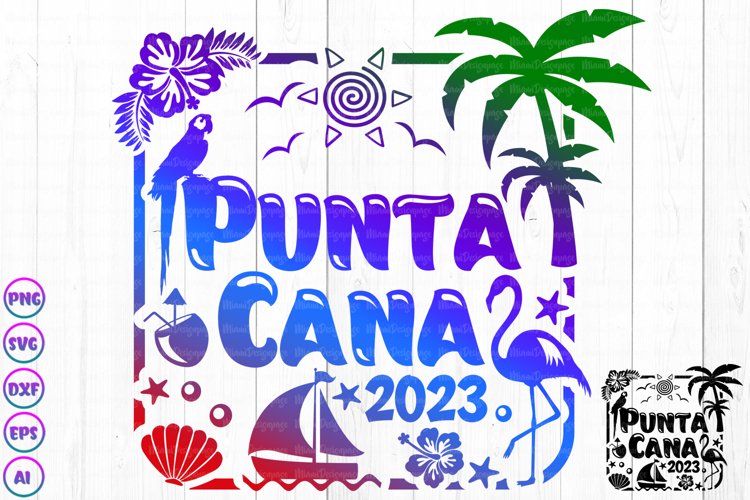 Punta Cana 2023 SVG, Dominican Republic shirt PNG