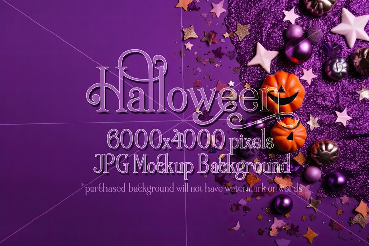 Halloween Mockup, 6000x4000 Purple Halloween Top View , d10