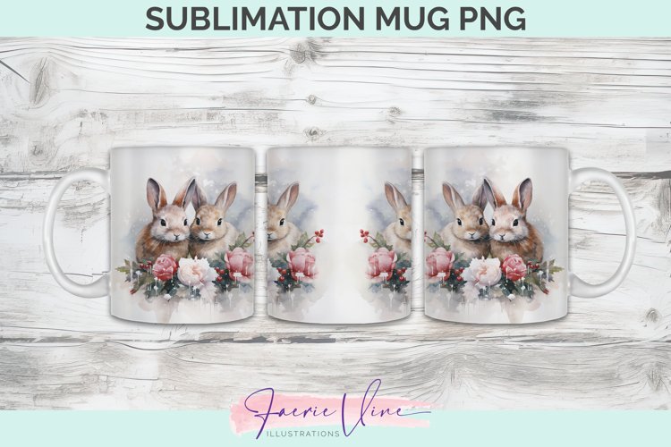 Rabbits Sublimation Mug (2988723)
