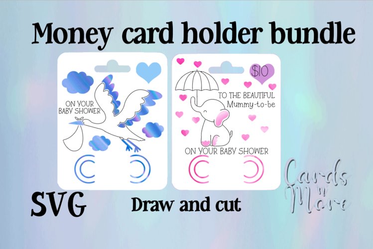 Baby Shower Money Card Holder, Cash holder, Gift, SVG, Money (2113363 ...