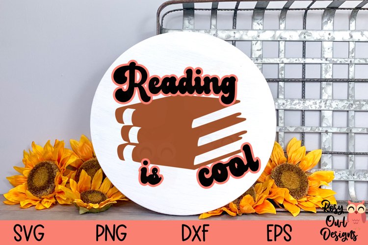 Reading is Cool SVG | Book Lover SVG