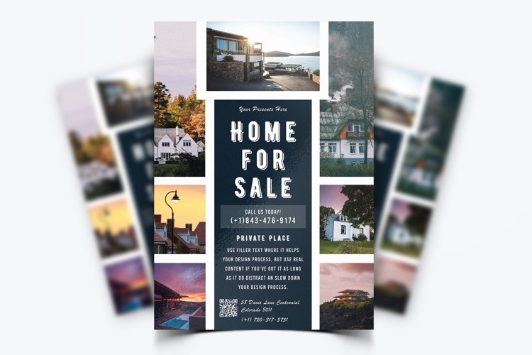 Real Estate Property Flyer A4 Print Template (2553360)