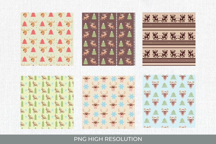 Reindeer Pattern Paper Pack