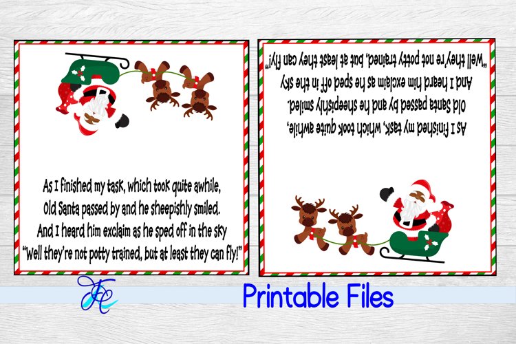 Reindeer Poop Bag Topper aa