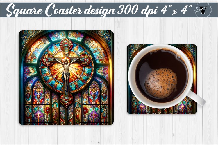 Square Coaster | Religious | Christianity coaster (3639530)