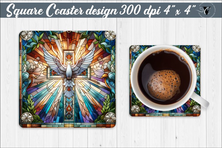 Square Coaster | Religious | Christianity coaster (3639532)