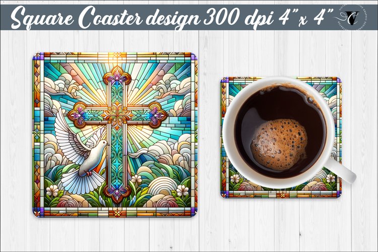 Square Coaster | Religious | Christianity coaster (3639536)