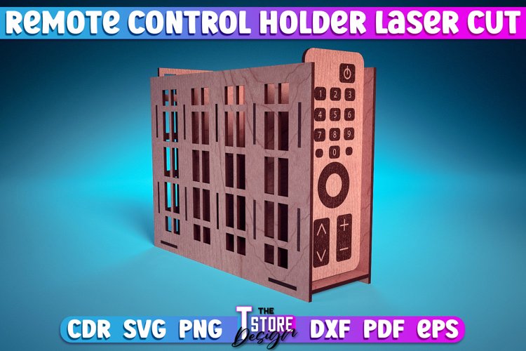 Remote Control Holder Laser Cut SVG | Home Design (3025697)