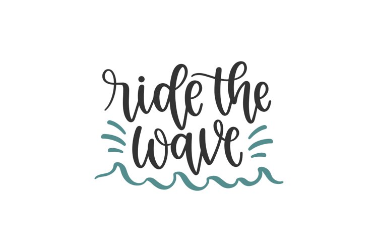 Ride The Waves SVG Cut File