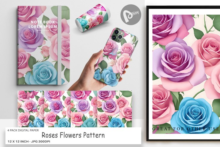 Floral | Digital Paper Seamless Pattern