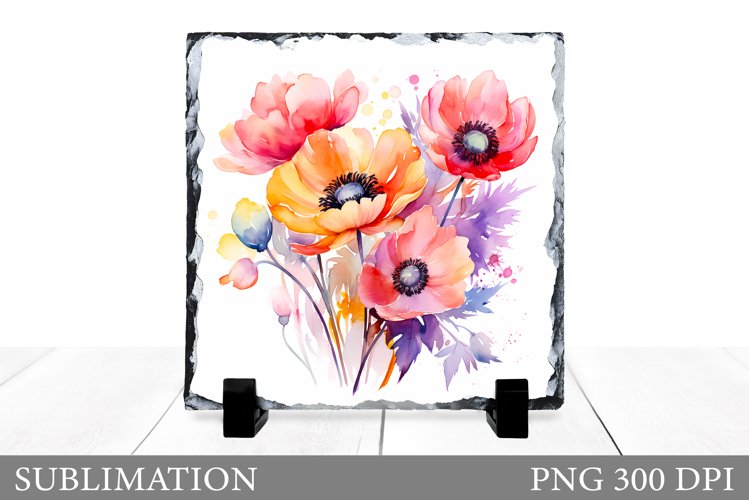Flowers Sublimation. Wildflowers Slate Sublimation (3562348)