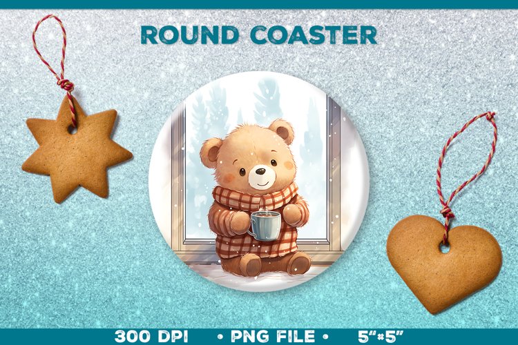 Round Christmas Ornament. Festive Round Christmas (2782940)