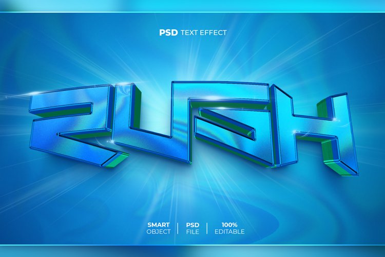 Rush 3D editable text effect (2513439)