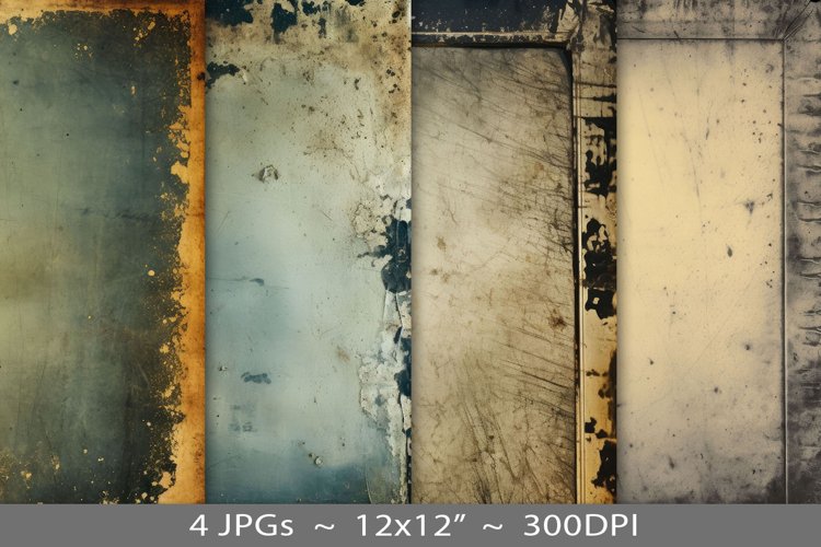 Vintage photo overlays, old film textures (4111706)