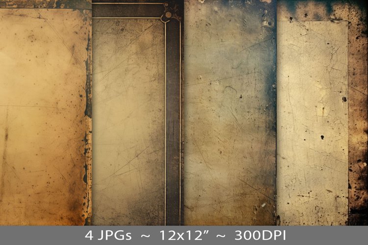 Vintage photo overlays, old film textures (4111707)