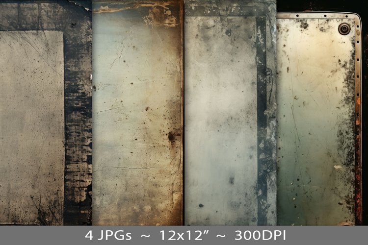 Vintage photo overlays, old film textures (4111712)