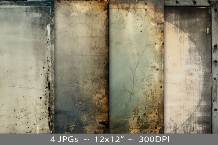 Vintage photo overlays, old film textures (4111715)