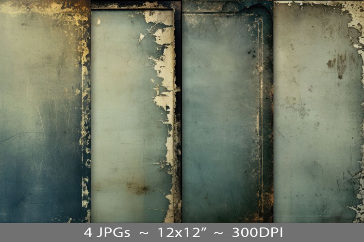 Vintage photo overlays, old film textures (4111717)