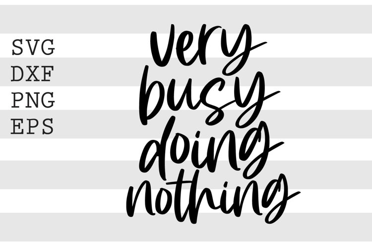 Very busy doing nothing SVG