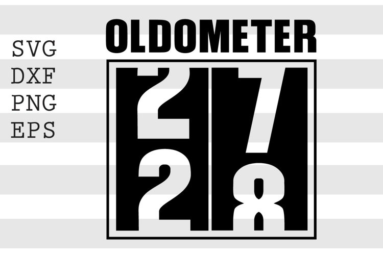 28 Birthday Oldometer SVG Design