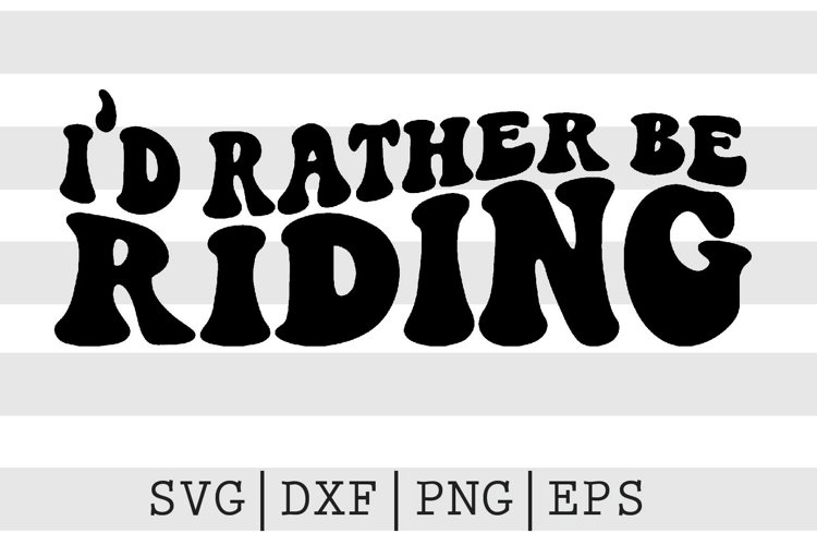 I'd rather be riding SVG (1964050)