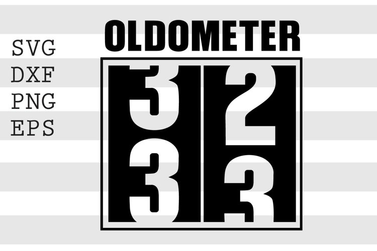33 Birthday Oldometer SVG Design