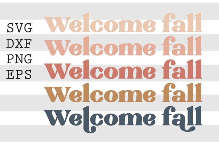 Welcome fall SVG (1679682)