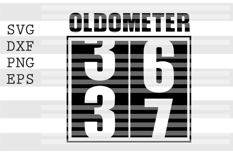 37 Birthday Oldometer SVG Design