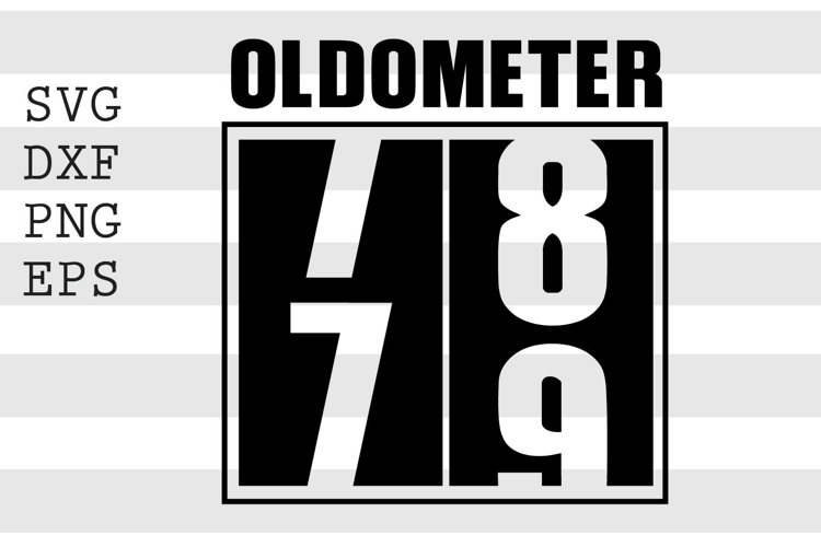 79 Birthday Oldometer SVG Design