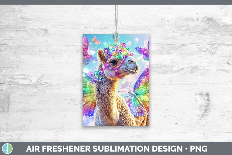 Safari Glitter Camel Air Freshener Sublimation Car Freshener