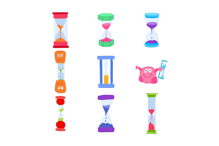 sand timer kids set cartoon (6570071)